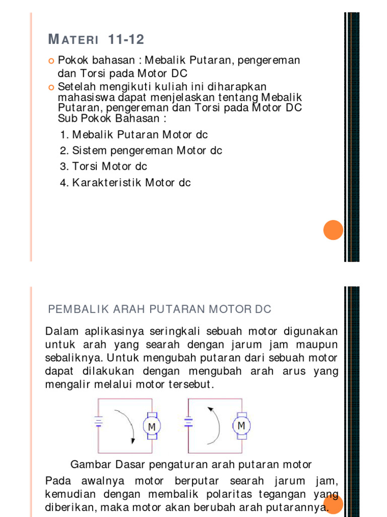 MESIN-MESIN LISTRIK MATERI Ke 11-12 (Compatibility Mode) | PDF