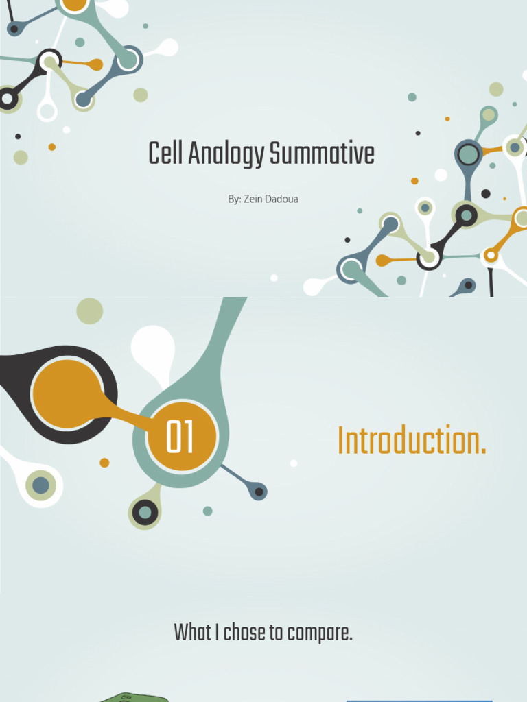 Cell Analogy Summative | PDF | Cell (Biology) | Cell Nucleus