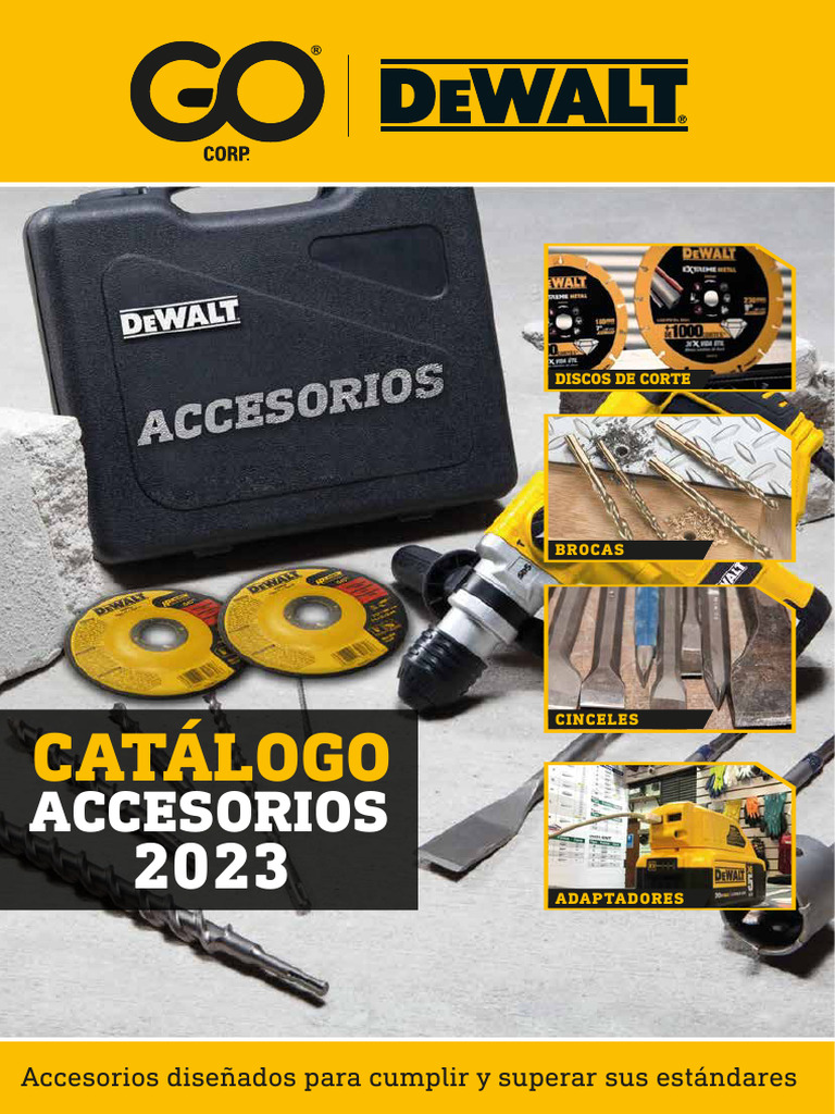 Catalogo Dewalt Accesorios | PDF | Ingenieria Eléctrica | Electricidad
