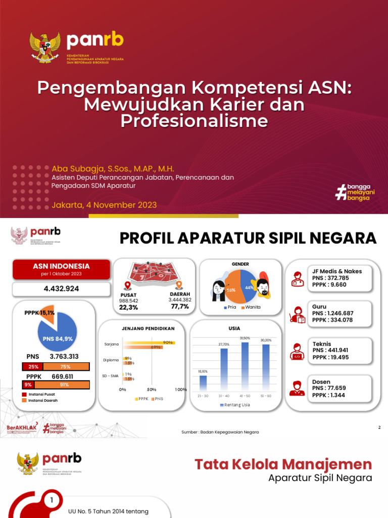 Pengembangan Kompetensi ASN 2023 | PDF