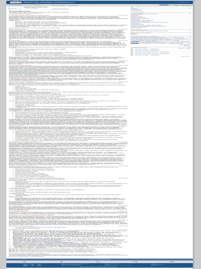Schizophrenia - StatPearls - NCBI Bookshelf | PDF | Schizophrenia ...