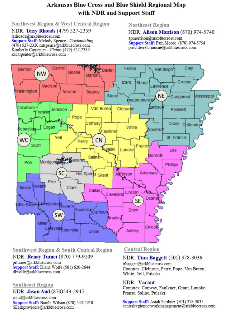 Regional Map NDR With Support Staff 06.02.2023 | PDF