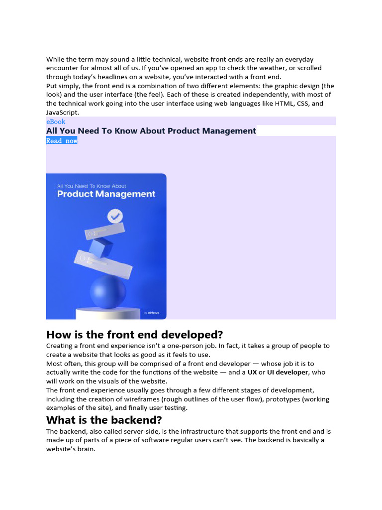 Front End Download Free Pdf Websites Dynamic Web Page