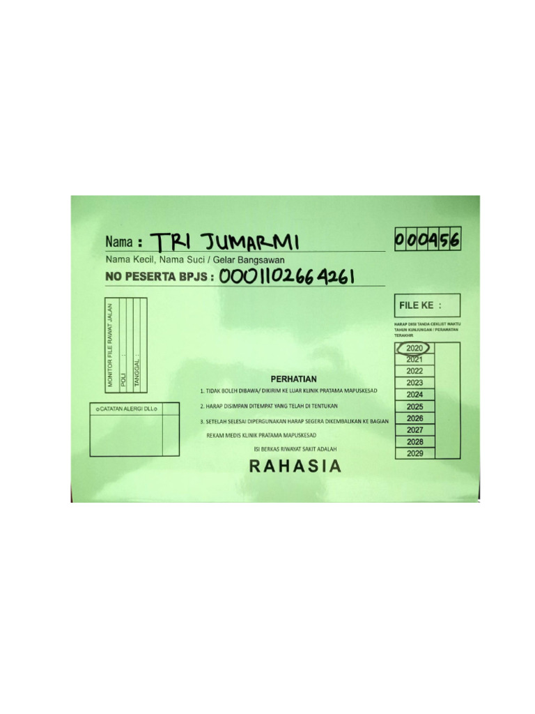 Bukti Dokumen Pengkajian Dalam Penetapan Diagnosis Oleh PPA Revisi | PDF