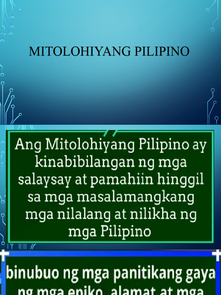 Mitolohiya Sa Pilipinas | PDF
