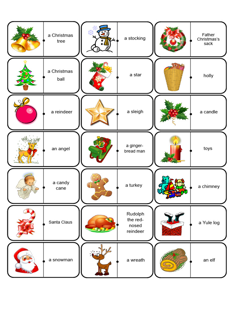 Dominos de Noël Anglais | PDF