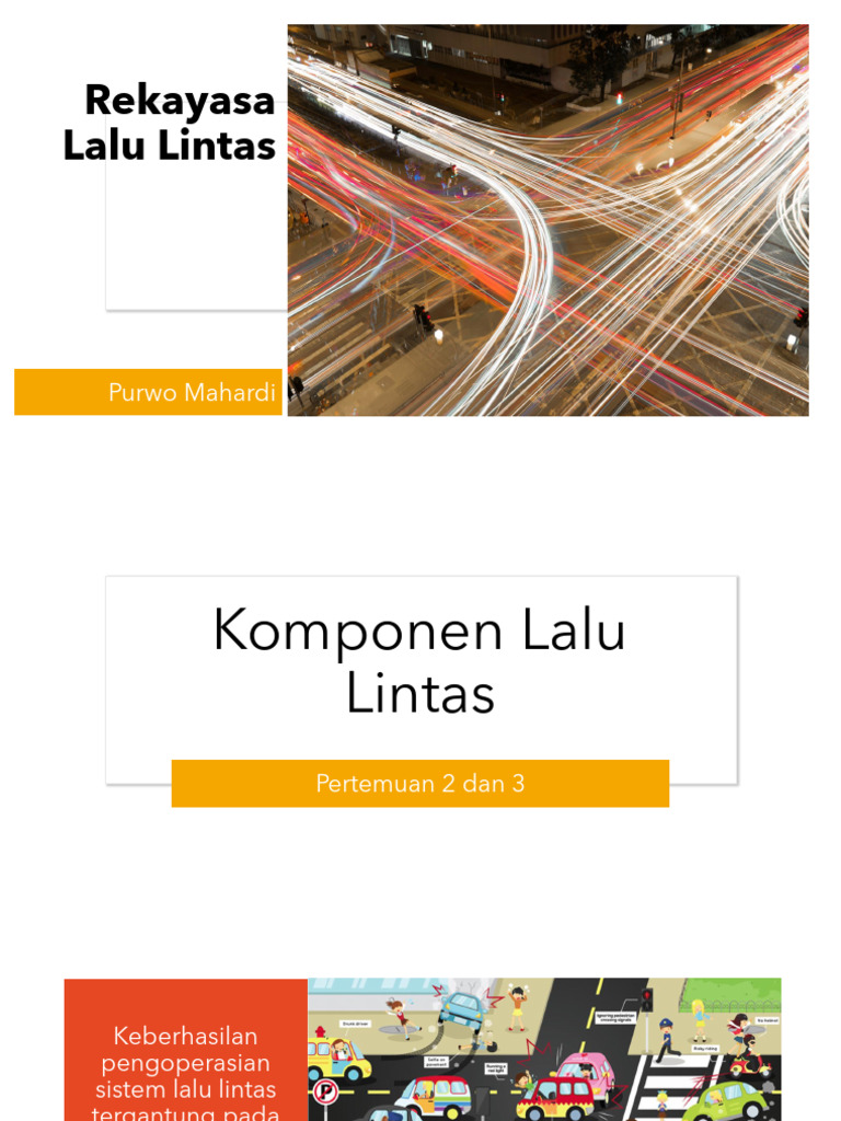 RLL Karakteristik Pengguna Jalan | PDF