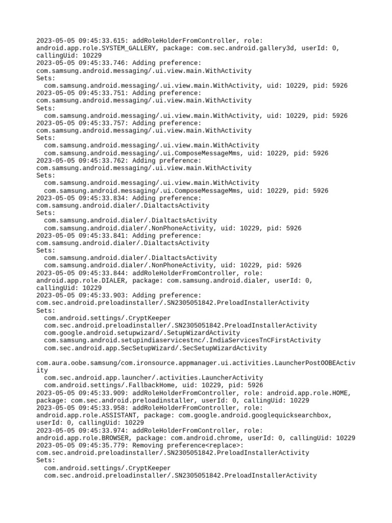 PM Debug Info | PDF | Mobile Software | Computing