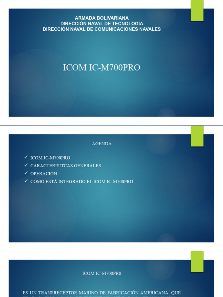 Icom | PDF | Electrónica | Tecnología de información y comunicaciones