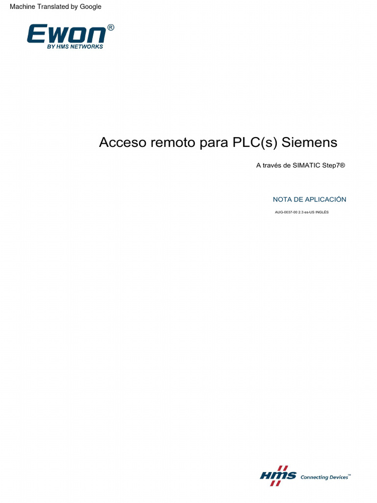 Aug 0037 00 en Configure Remote Access For Siemens PLC Through Step7 ... Aug 0037 00 en Configure Remote Access For Siemens PLC Through Step7 ...