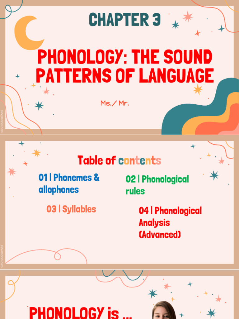 Chapter 3 - Phonology | PDF | Phoneme | Phonology
