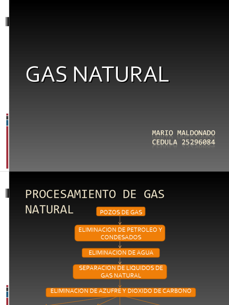Gas Natural DESH ENDULZ USOS Y PROYECTOS | PDF | Gas natural ...