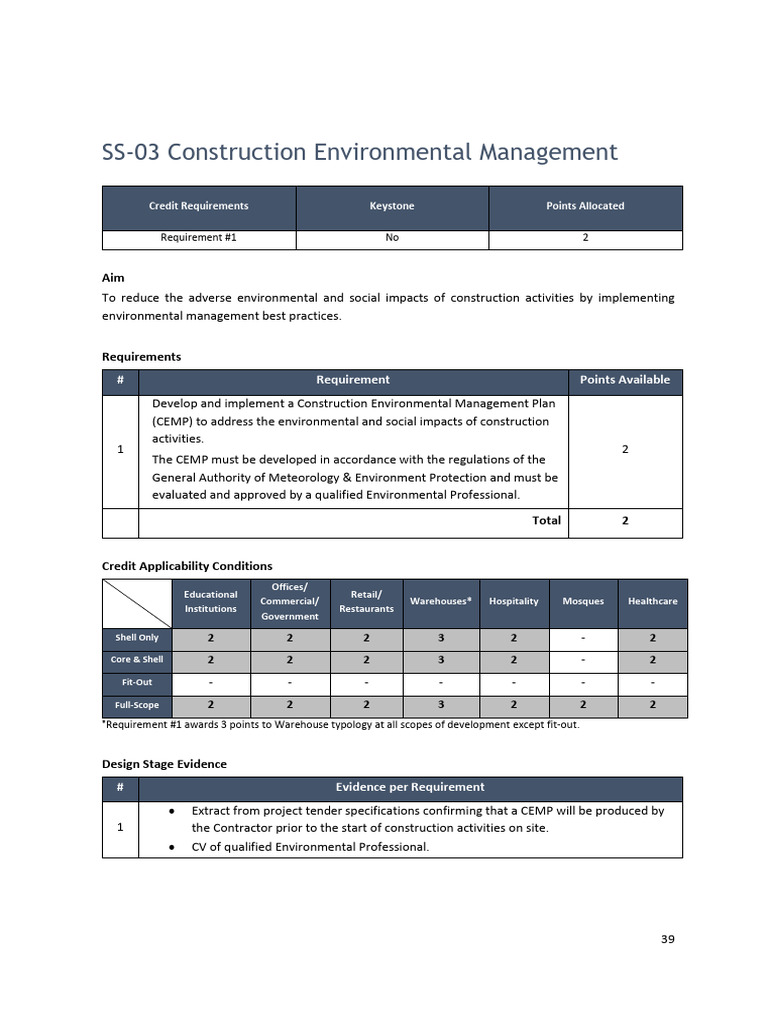 Construction Environmental Management Plan | PDF | Environmental Impact ...