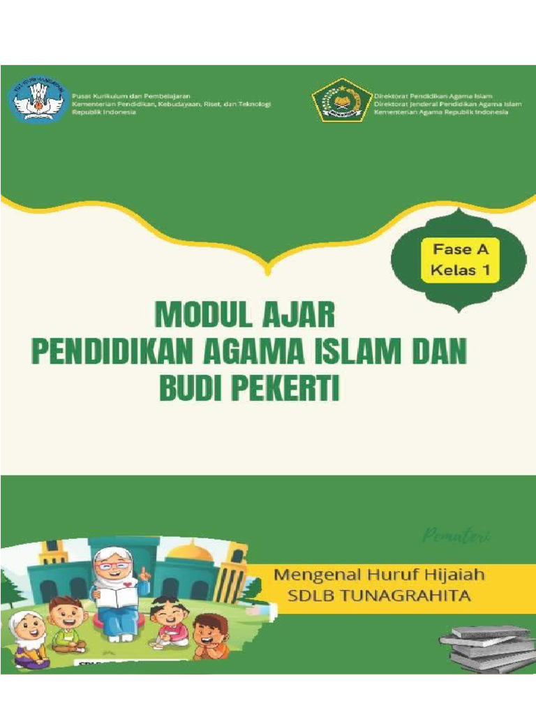 Modul Ajar Pendidikan Agama Islam dan Budi Pekerti - Huruf Hijaiyah - Fase A | PDF
