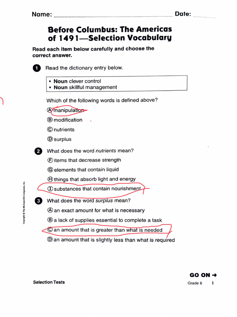 WORKSHEET Before Columbus | PDF | Maize | Agriculture