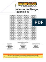 Sopa de Letras: Seguridad e Higiene | PDF