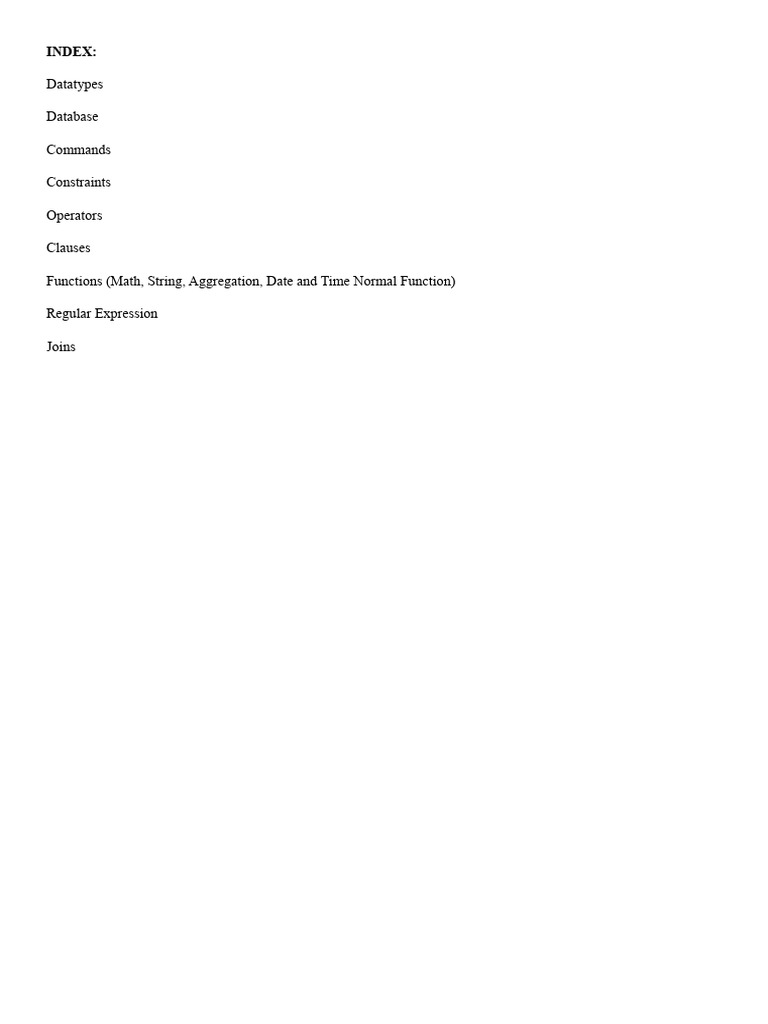 My Sql Pdf Database Transaction Relational Database