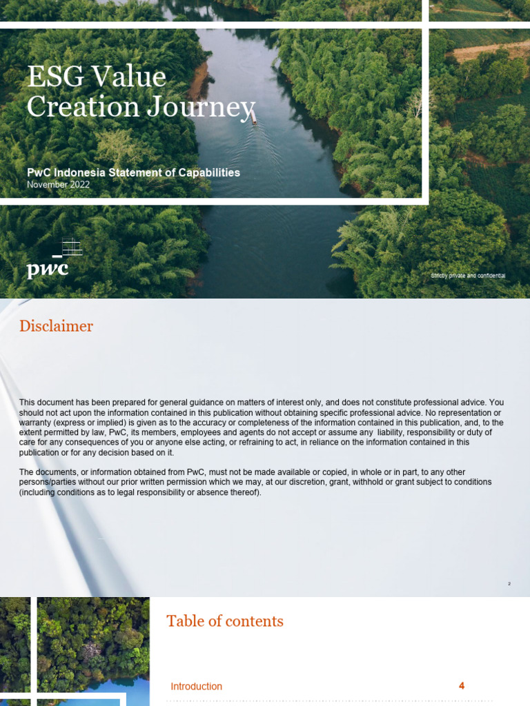 Esg Capability Statement | PDF | Investing | Sustainability