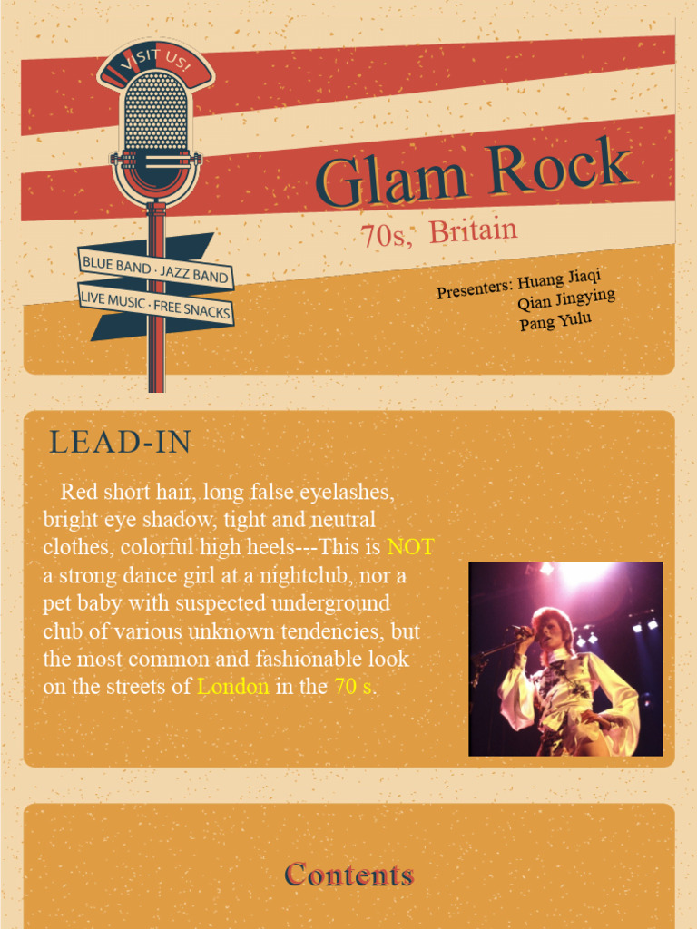 华丽摇滚 (修正） | PDF | Glam Rock | David Bowie