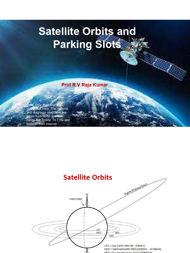 Satellite Orbits and Parking Slots | PDF