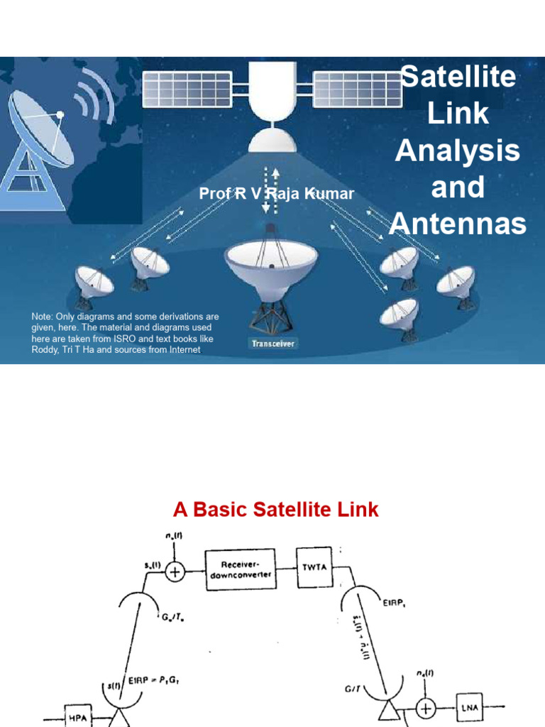 Satellite_Link_Analysis_and_Antennas | PDF | Communications Satellite ...