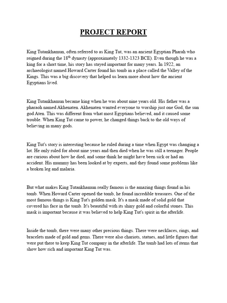 King Tut | Download Free PDF | Tutankhamun | Ancient Egypt