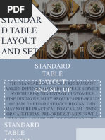 Basic Table Setup Guidelines | PDF | Tableware | Cuisine