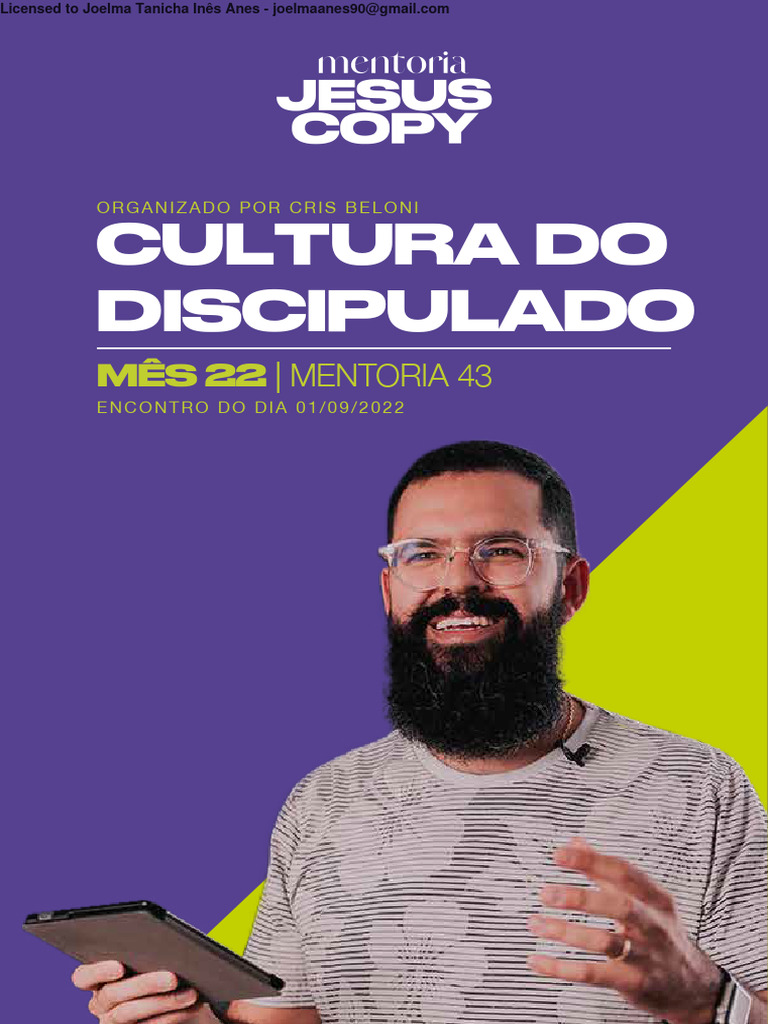 Aula 43 - Cultura Do Discipulado | Download grátis PDF | Abraão | Jesus