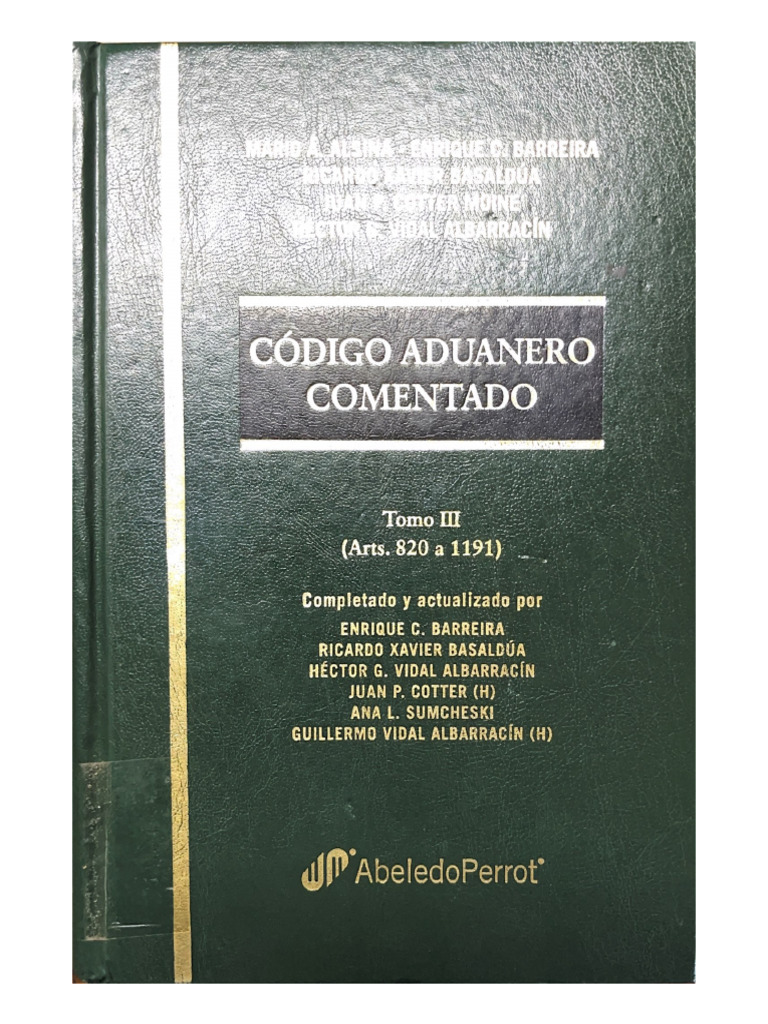 Codigo Aduanero | PDF Codigo Aduanero | PDF