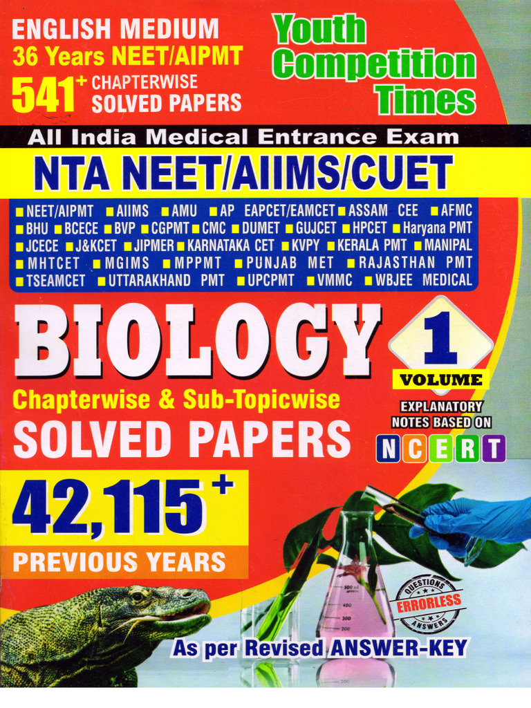 Yct Neet Biology Vol-1 | PDF | Cell (Biology) | Reproduction