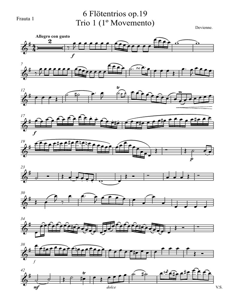 Trio 1 - Frauta 1 | PDF