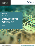 OCR A Level Computer Science H446 Specification | PDF | Educational Assessment | Computer ...