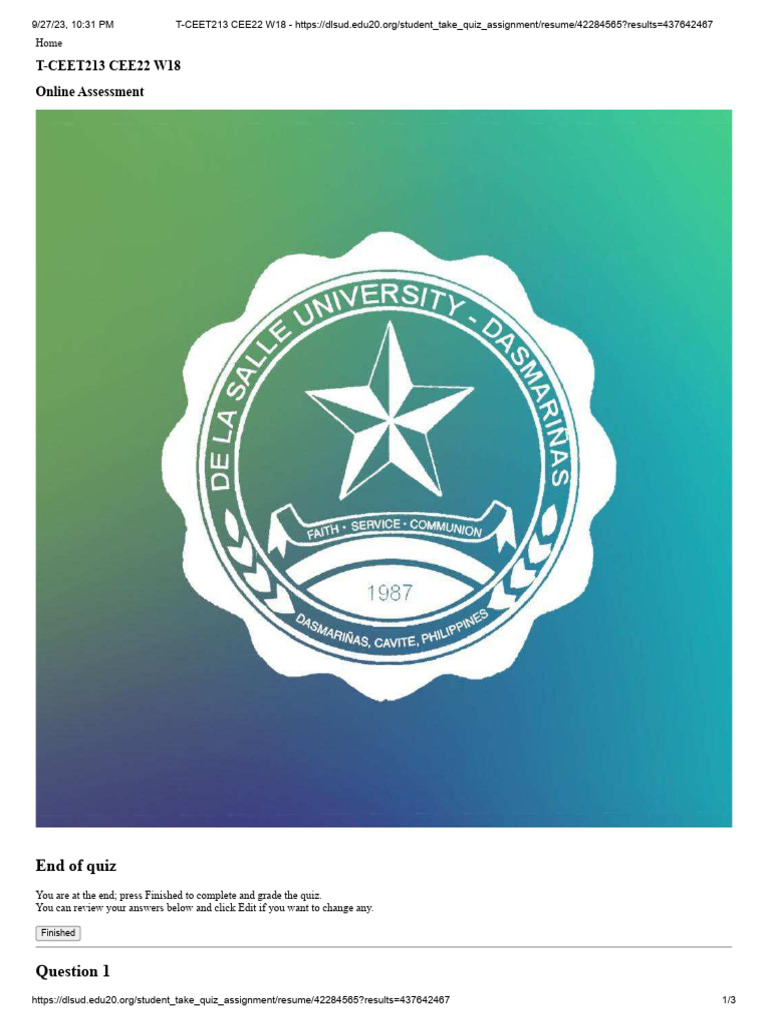 Geo Quiz | PDF | Geology | Plate Tectonics