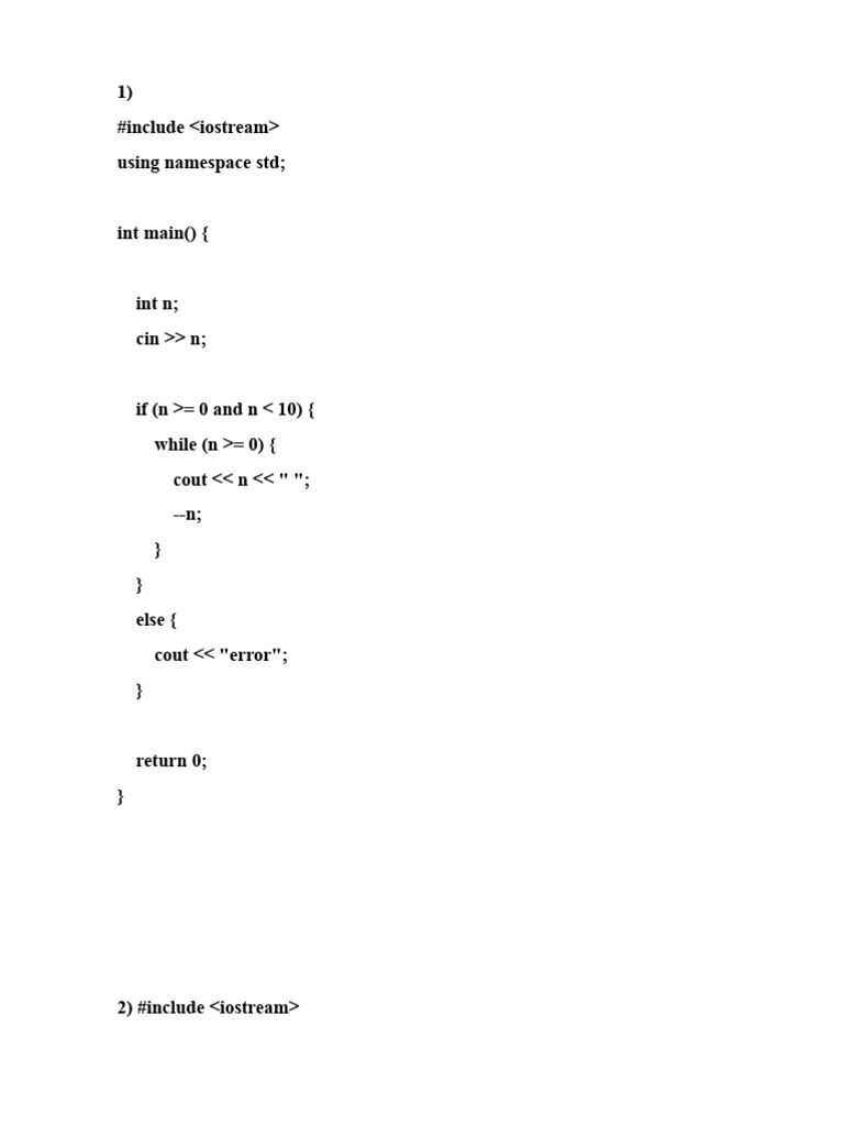 Practice 3 | PDF | Namespace | Computer Programming