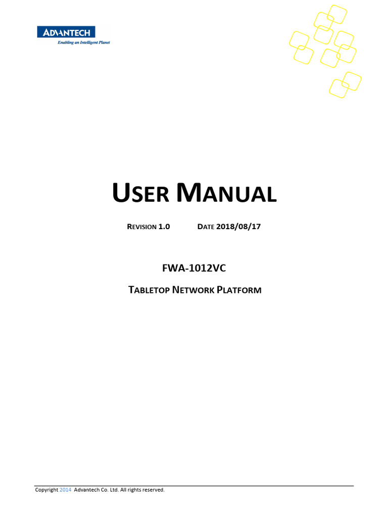 Advantech FWA-1012VC User Manual | PDF | Bios | Booting