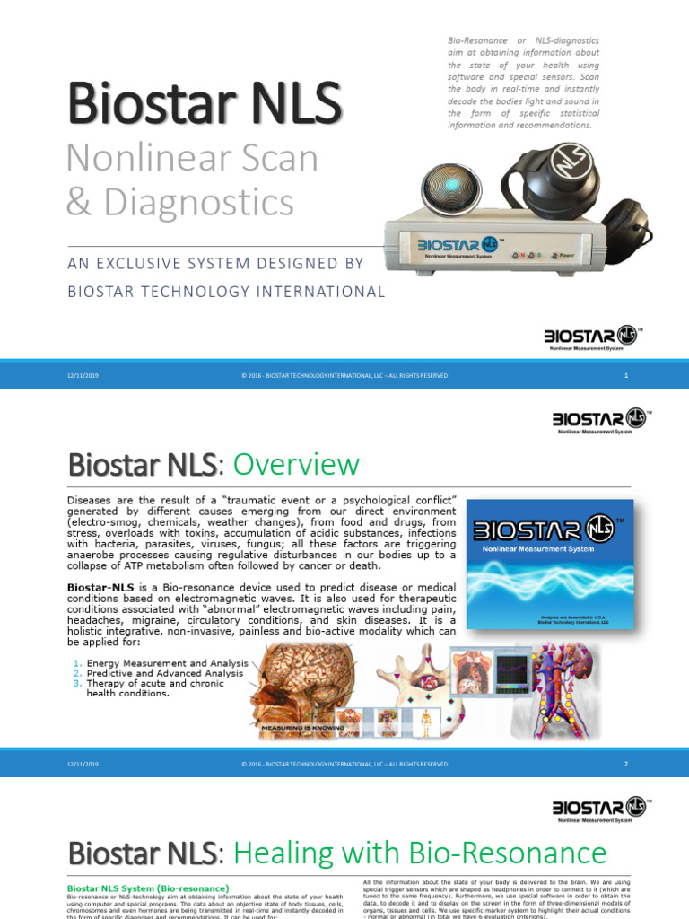 Biostar-NLS System - 2020 | PDF | Inflammation | Naturopathy