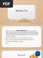 Balloon Powered Rocket Car. | PDF | Force | Friction