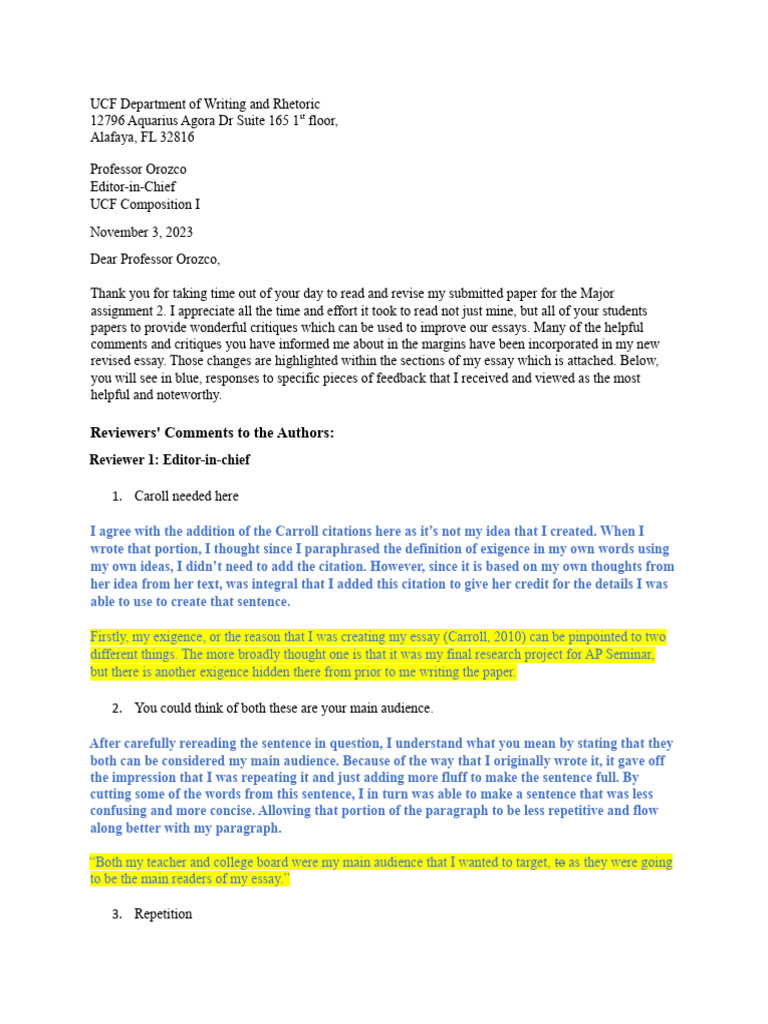 Real Response Letter | PDF | Rhetoric | Genre