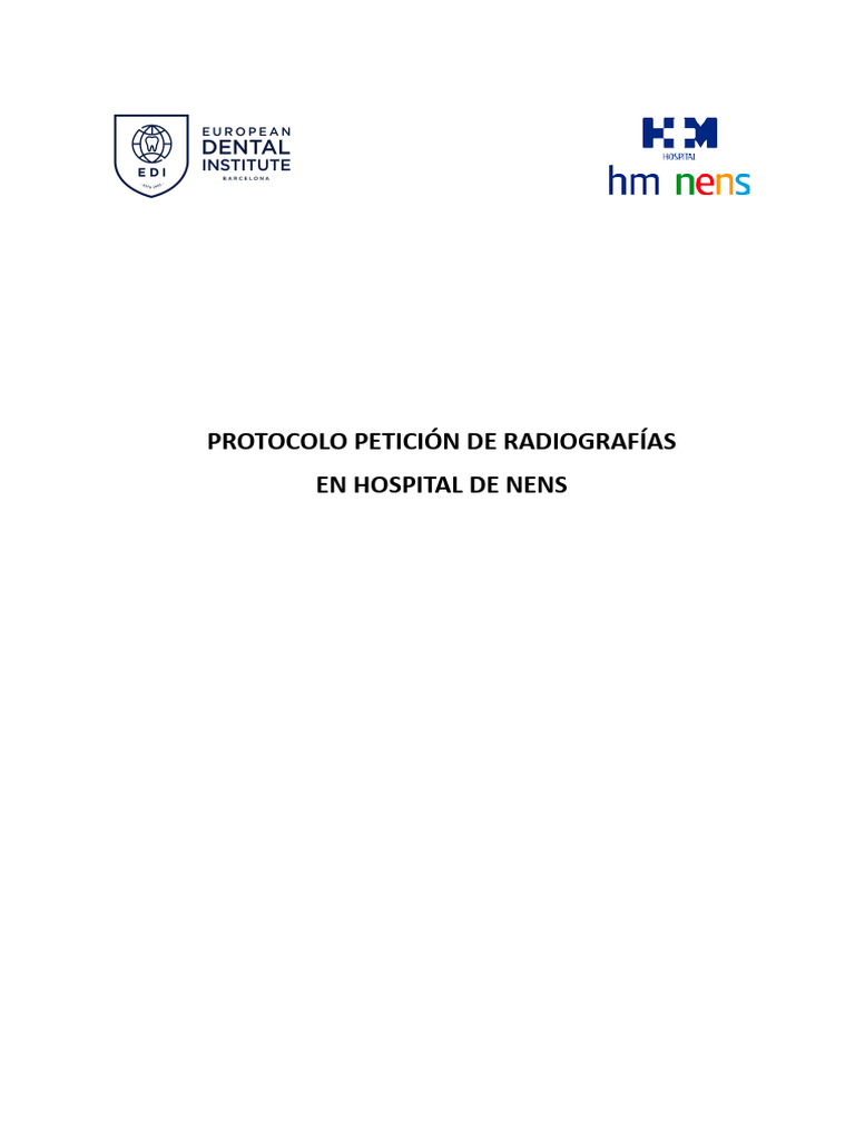 Protocolo Petición RX 2023 | PDF