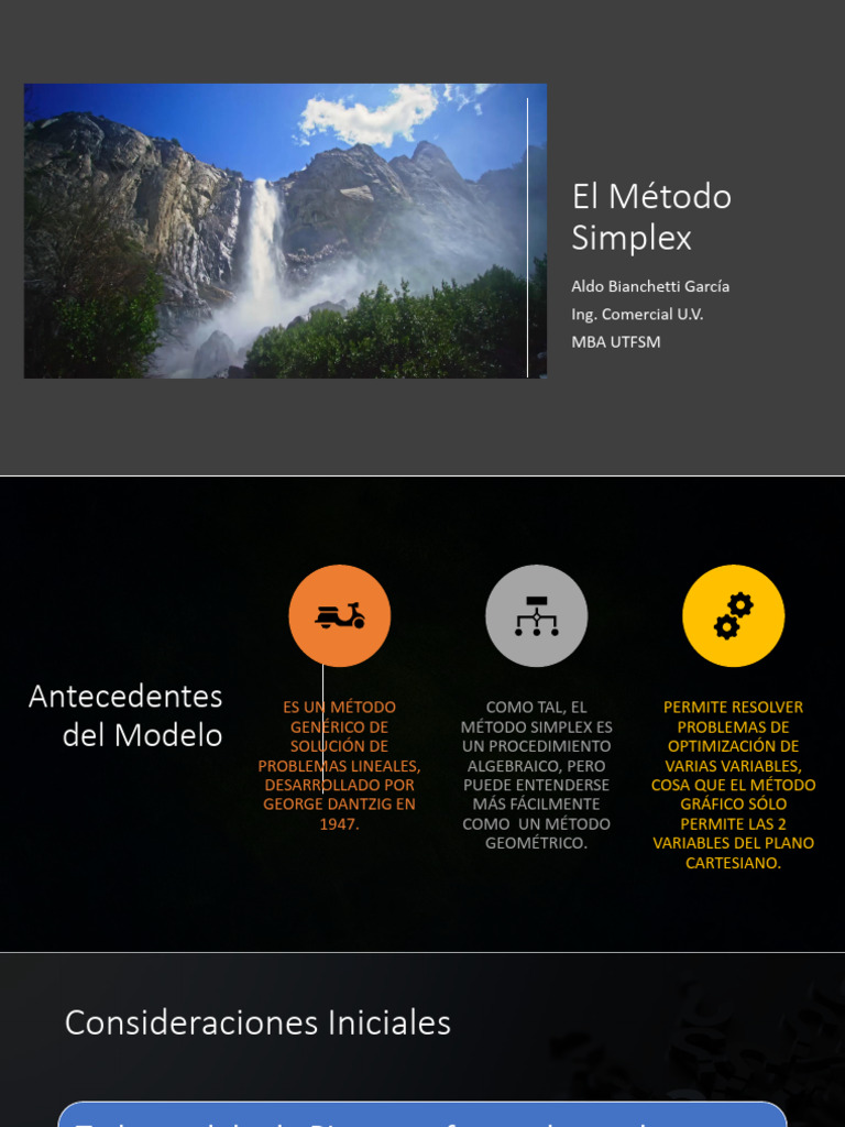 El Método Simplex EXPLICACIÓN | PDF | Análisis numérico | Conceptos matemáticos