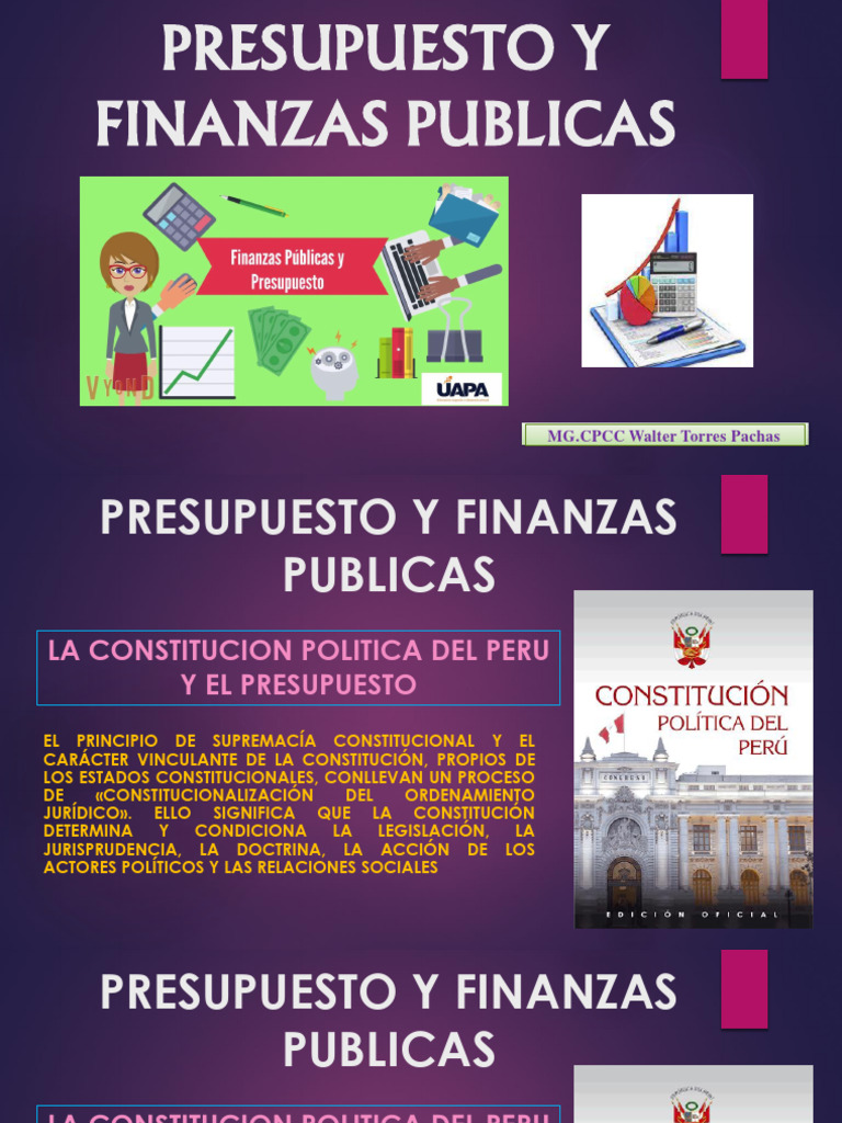 Presupuesto y Finanzas Publicas | PDF | Presupuesto | Presupuesto del gobierno