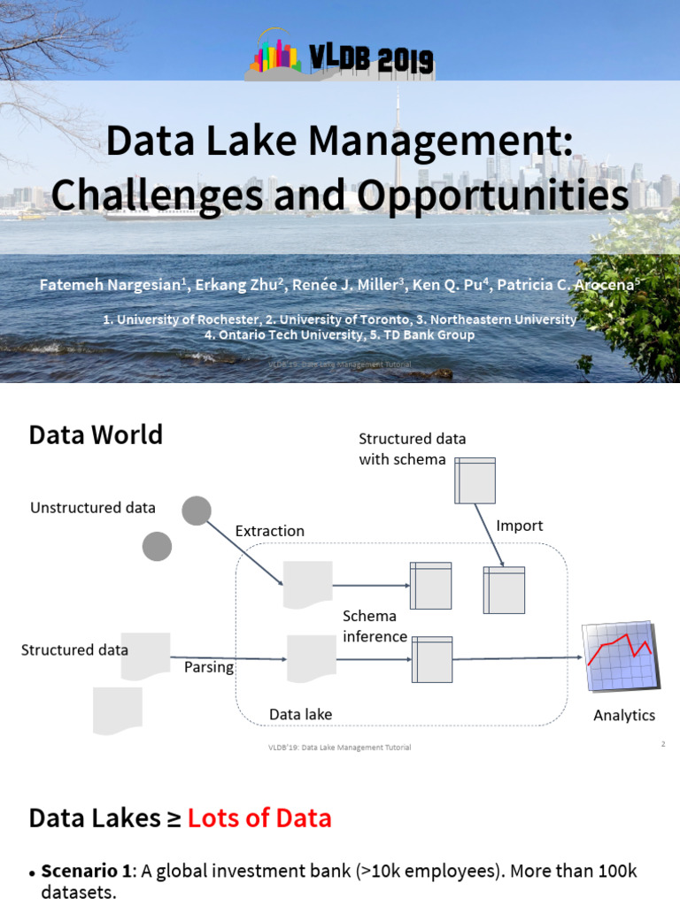 Data Lake Tutorial Slides | PDF | Annotation | Internet & Web