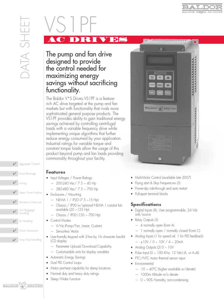 VS1MD Data Sheet | PDF | Alternating Current | Electrical Engineering
