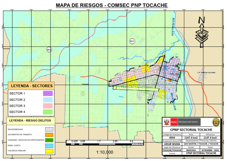 MAPA RIESGO DELITOS PNP v2.0 | PDF