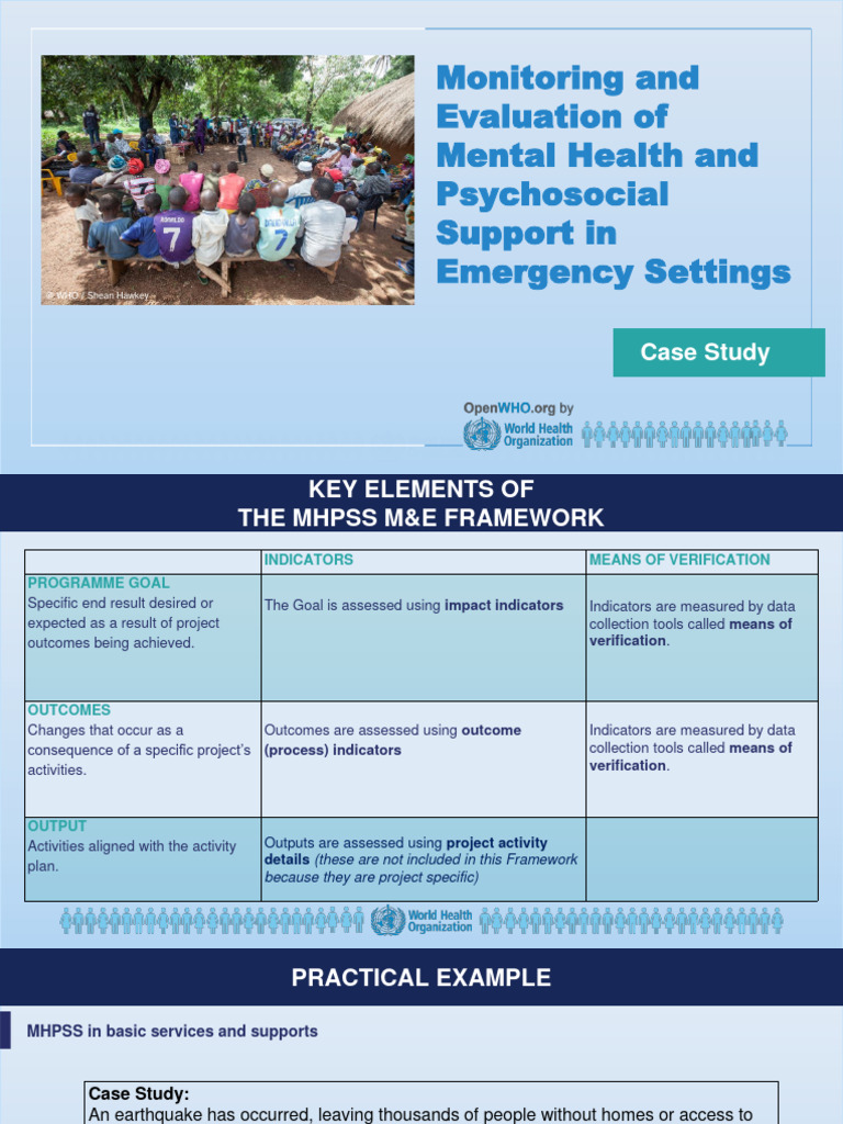 MHPSS M E Case Study Basic Services | PDF | Qualitative Research