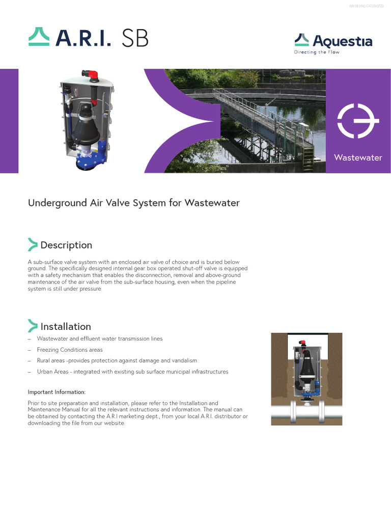 Ari SB SWG Cat en 0722 | PDF | Valve | Mechanical Engineering