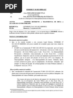 Informe Conformidad Tupa Ras Cuis GPP | PDF | Gobierno local | Perú