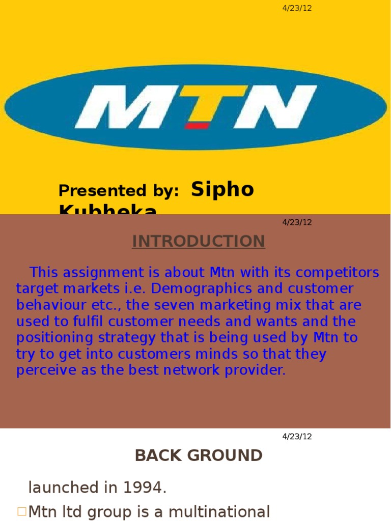MTN Slides | PDF | Fee | Telecommunications