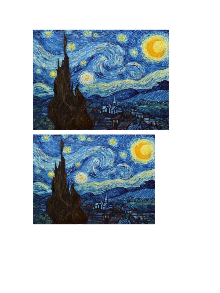 Van Gogh a Noite Estrelada | PDF