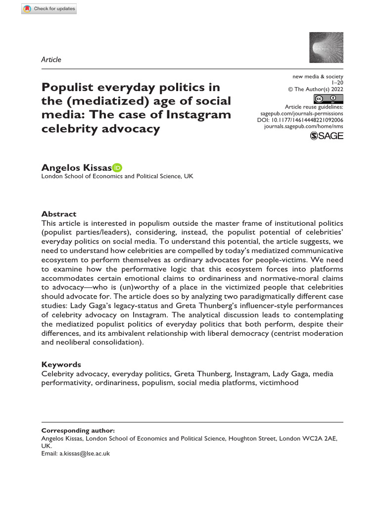 Populist | PDF | Populism | Social Media